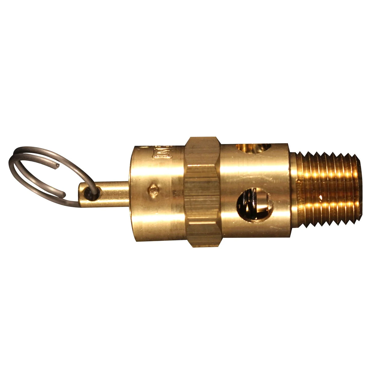 Milton 1090-70 1/4" MNPT ASME Safety Valve, 70 PSI Pop off Pressure ...