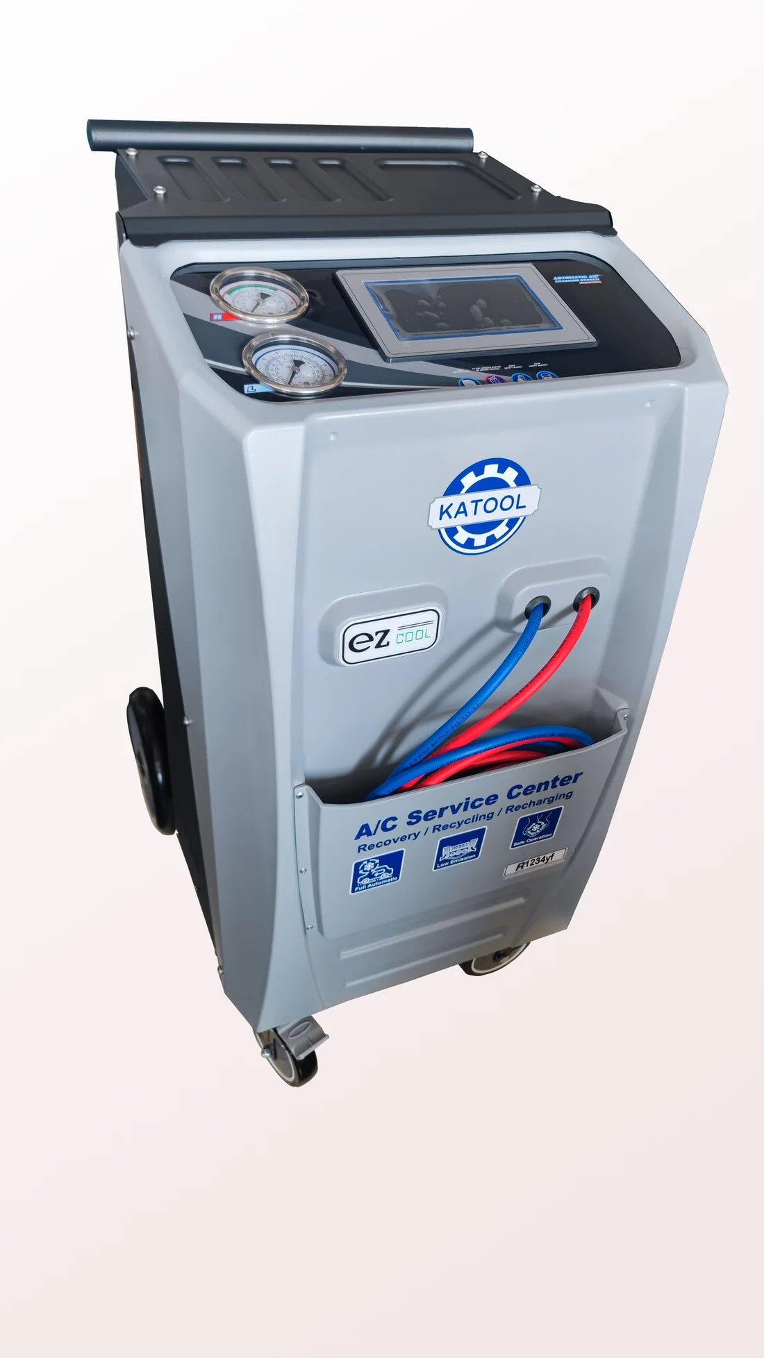Fully Automatic R-1234YF Recovery, Recycle & Recharge DUAL AC2100 Mach ...