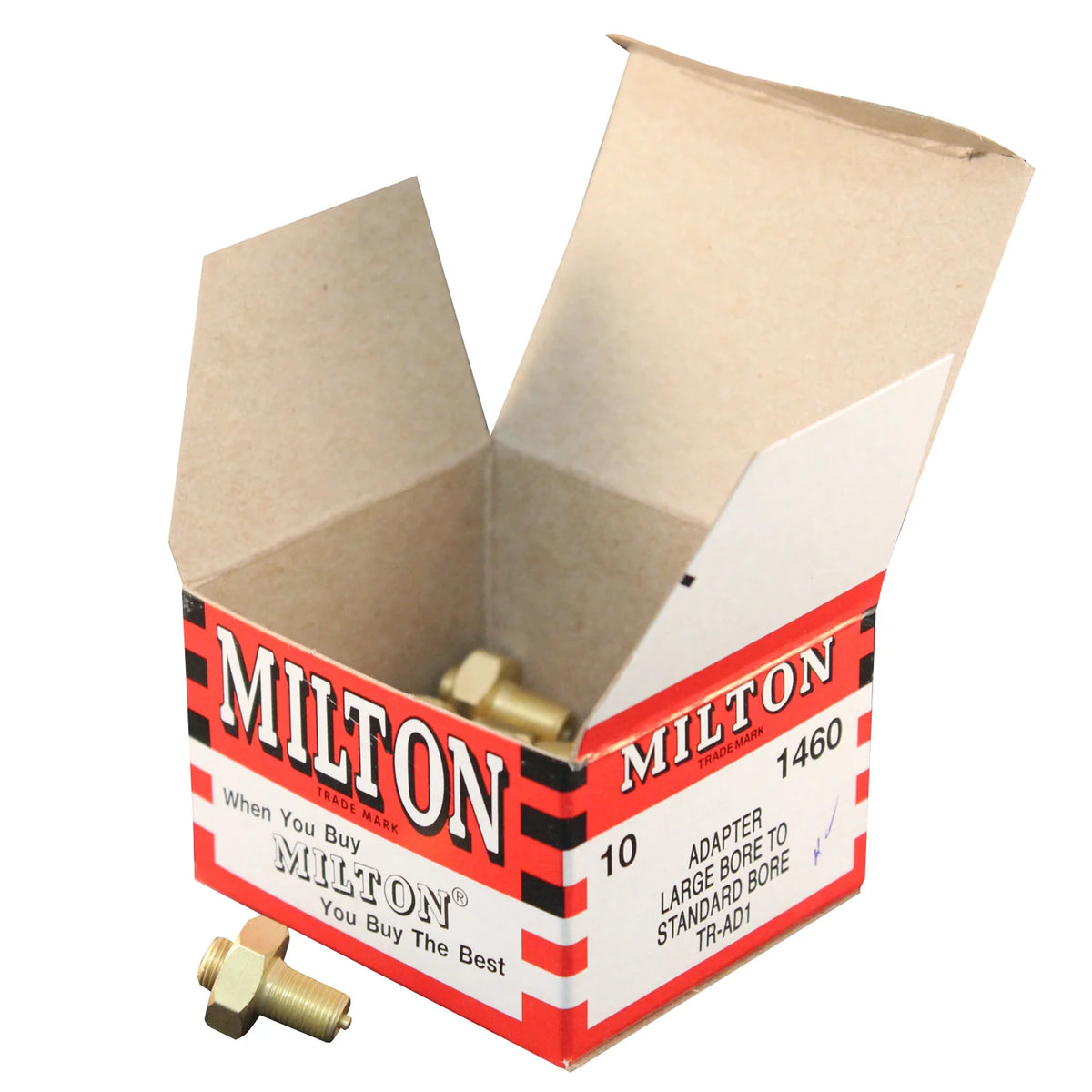 Milton 1460 Large Bore Adapter (Box of 10)