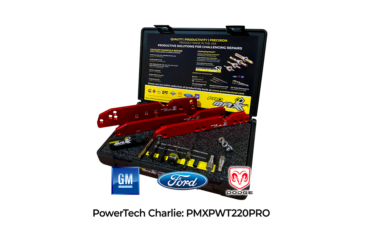 ProMAXX PMXPWT220PRO POWERTECH SET - CHARLIE EMR — Empire Lube Equipment
