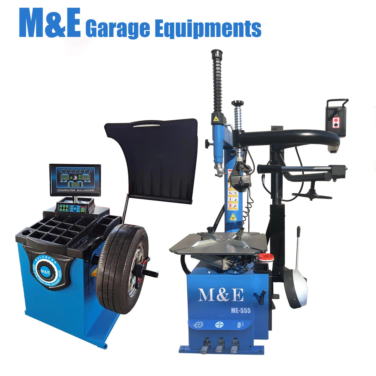 Katool ME555 ME Combo 3:Tire Changer Machine Wheel Balancer Garage Equ