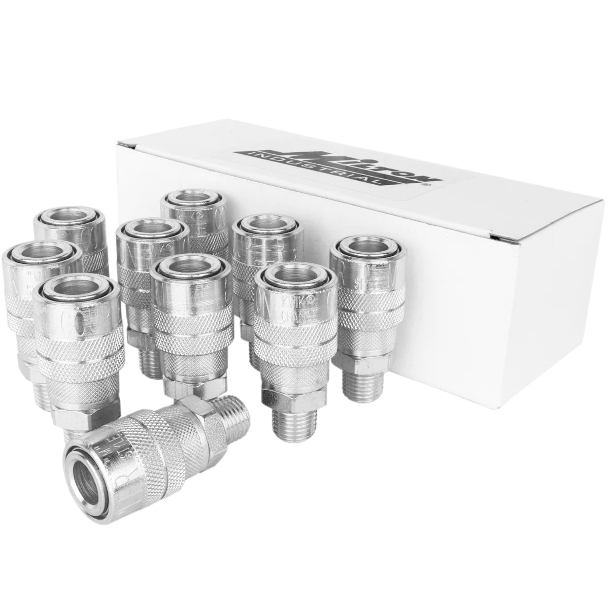 Milton 716ST 1/4" MNPT Industrial Interchange (M-STYLE®) Quick-Connect ...
