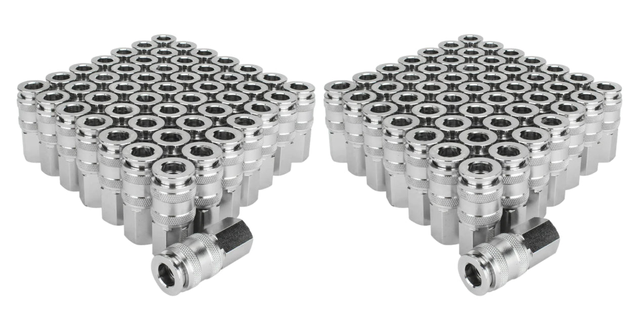 Milton 743BK 5 In ONE® Universal Quick-Connect Coupler, 1/4" NPT ...
