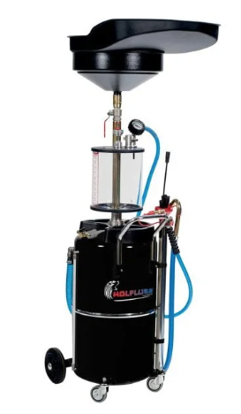 Wolflube Air Operated Oil Suction and Drain Unit – 23.8 gal Capacity