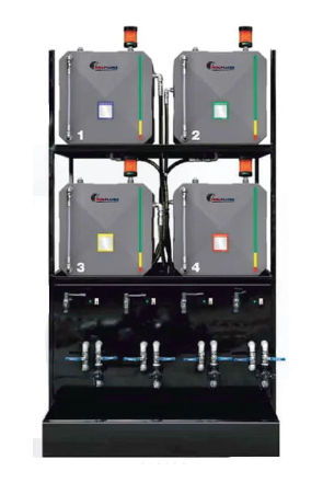 Wolflube Oil Rack Storage System – Standard – 4 Tanks – in Metal ...