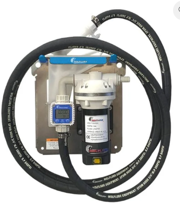 Wolflube DEF Kit – 12V – For Totes – with Manual Nozzle + Hose + Digit