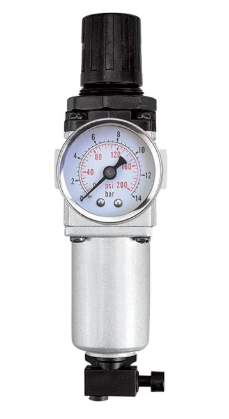 Wolflube Filter Regulator – Aluminum – 1/2” – 215 PSI M.P – 106 CFM (7 ...