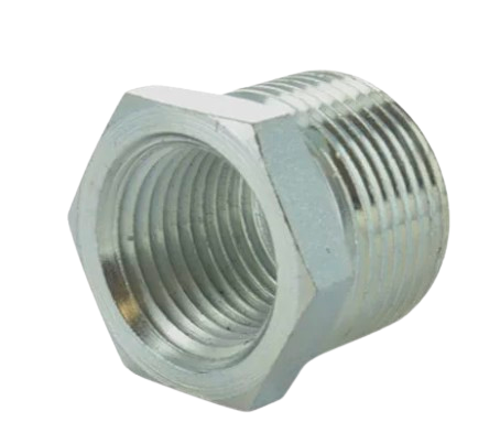 Wolflube Fitting – Galvanized Bushing Extension – M3/4″ x F3/4