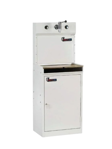 Wolflube Oil Dispenser Bar with Cabinet – with 1 Dispensing Point – Wi ...