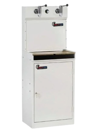 Wolflube Oil Dispenser Bar with Cabinet – with 2 Dispensing Point – Wi