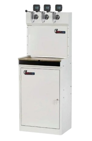 Wolflube Oil Dispenser Bar with Cabinet – with 3 Dispensing Point – Wi ...