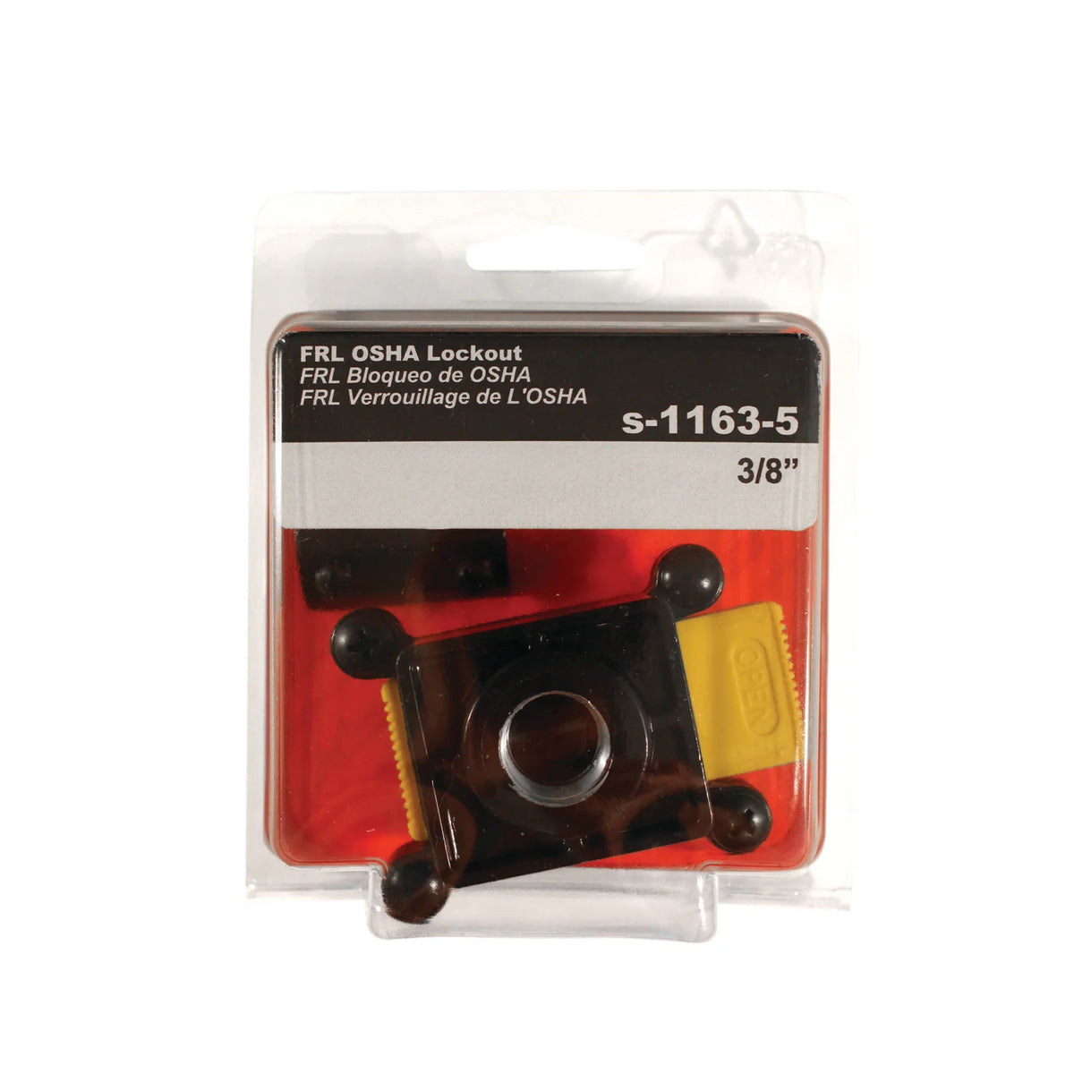 Milton S-1163-5 3/8" FRL Modular 3-Way Lockout Valve (Pack of 5 ...