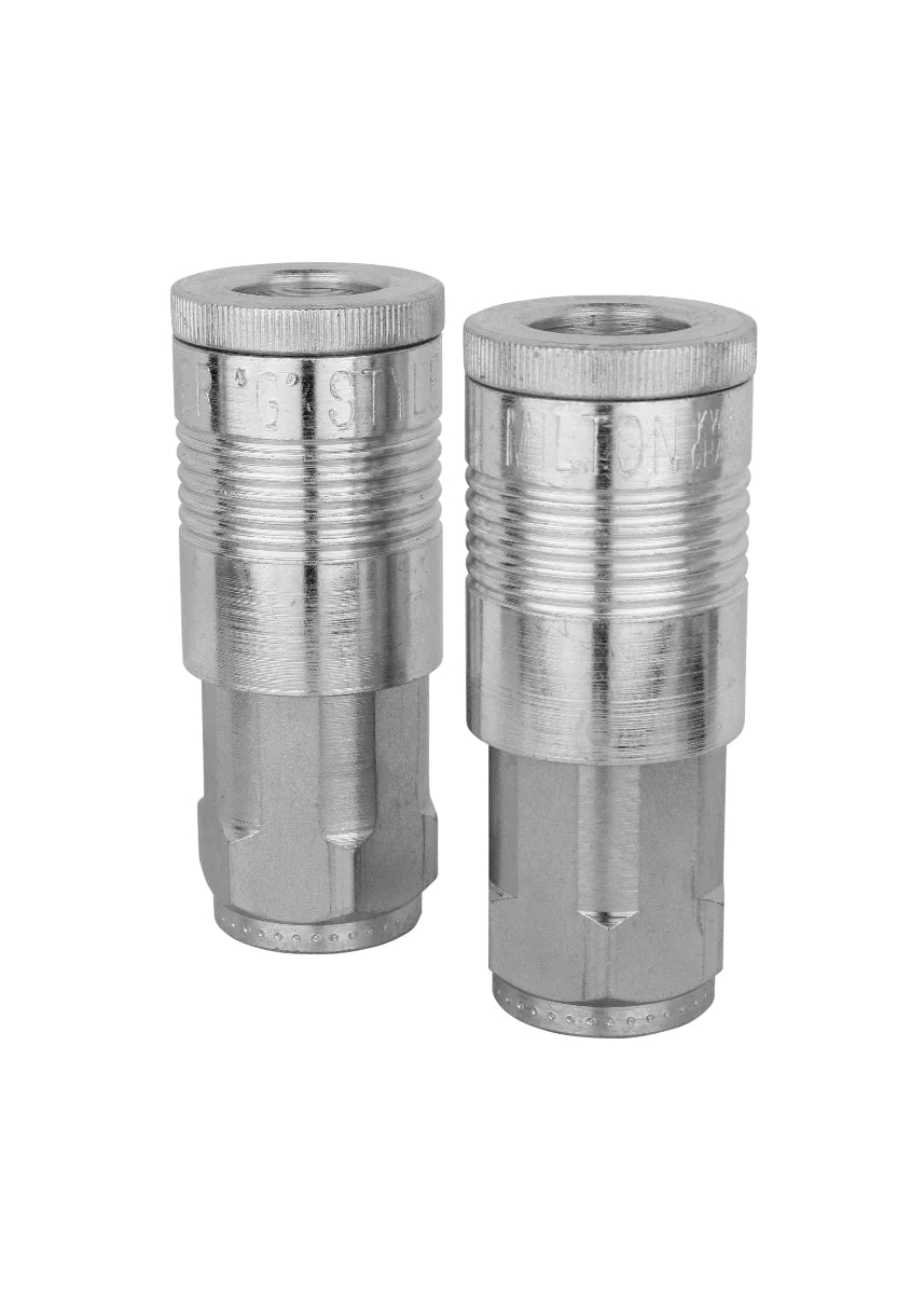Milton S-1815-2 1/2" FNPT G-Style Coupler — Empire Lube Equipment