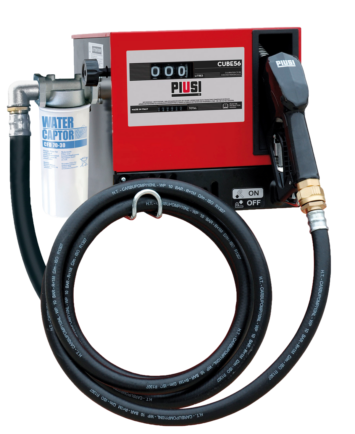 PIUSI CUBE 56 120V/60HZ (gallon/NPT) F0057900B — Empire Lube Equipment