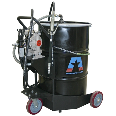 American Lube Equipment Portable, Air-Operated Oil Pump Package for 55