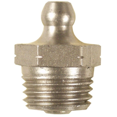 American Lube Equipment 1/4" PTF, Straight, .82" Long, Stainless Steel ...