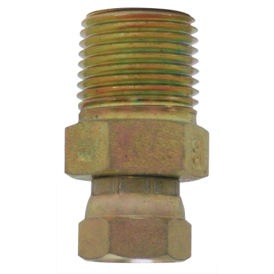 American Lube Equipment 1/2"(M) x 1/4"(F) Straight Union Adapter TIM-1 ...