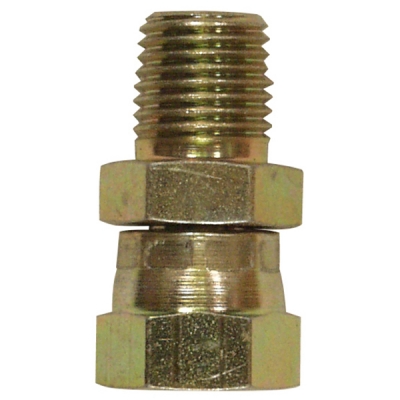 American Lube Equipment 1/4"(M) x 1/4"(F) Straight Union Adapter TIM-1 ...